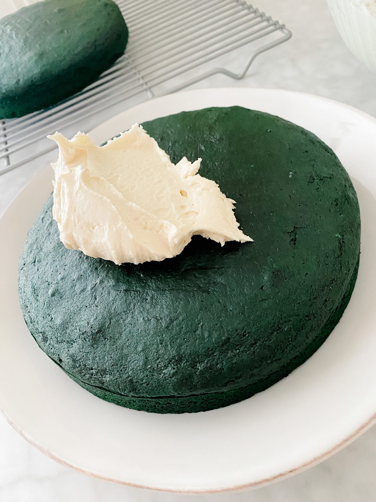 St. Patrick's Day Green Velvet Cake - jrmccabe.com